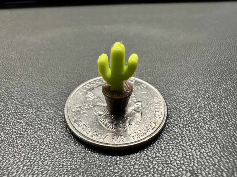 Unnecessarily Small Cactus – and Some Bigger Ones! by 5er MakerWorld: Download Free 3D Models