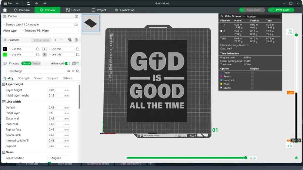 God is Good by Naltz - MakerWorld