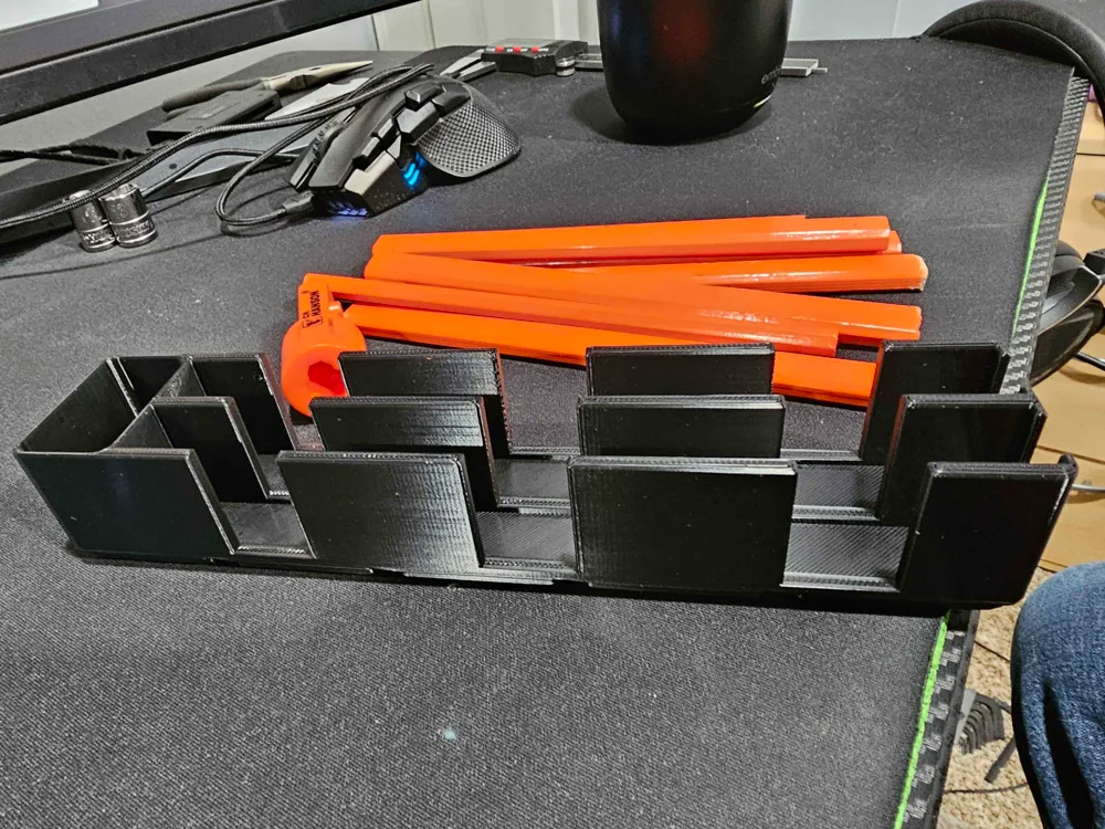 Gridfinity Carpenter Pencil Storage (Fits A1 Mini) by snjames316 ...