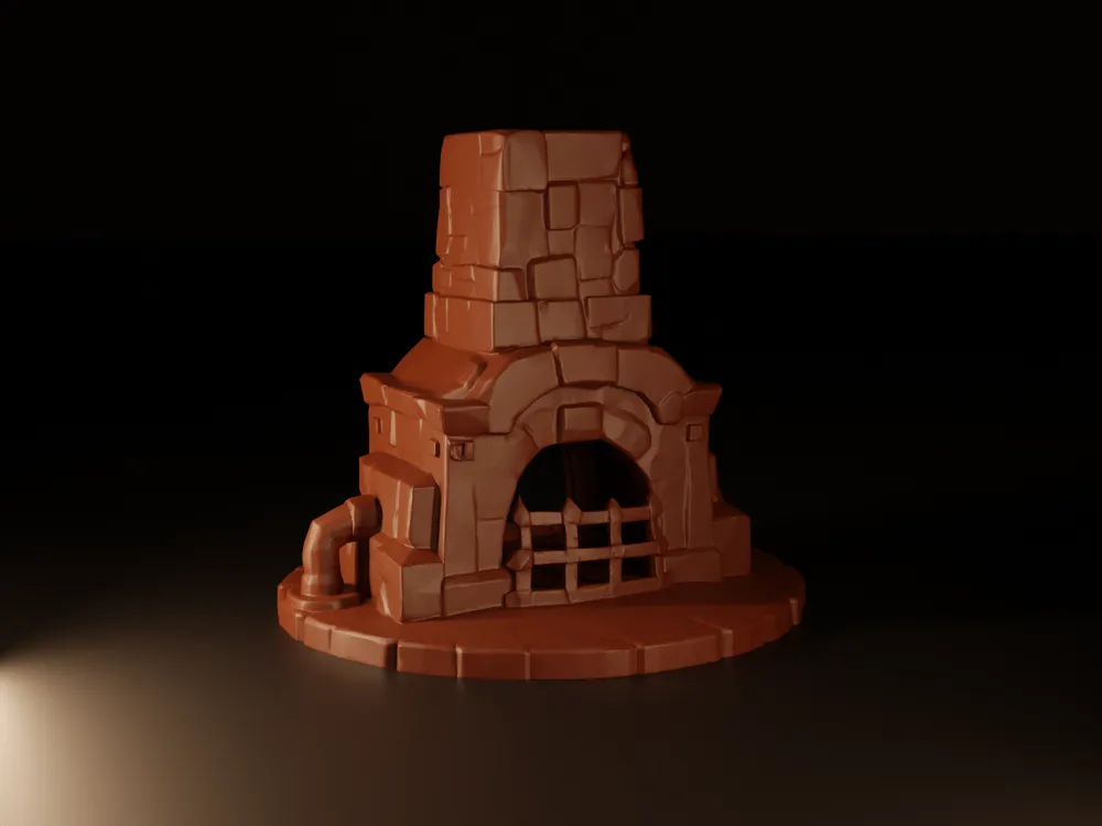 Stone Furnace - DND scatter terrain by everythingDND - MakerWorld