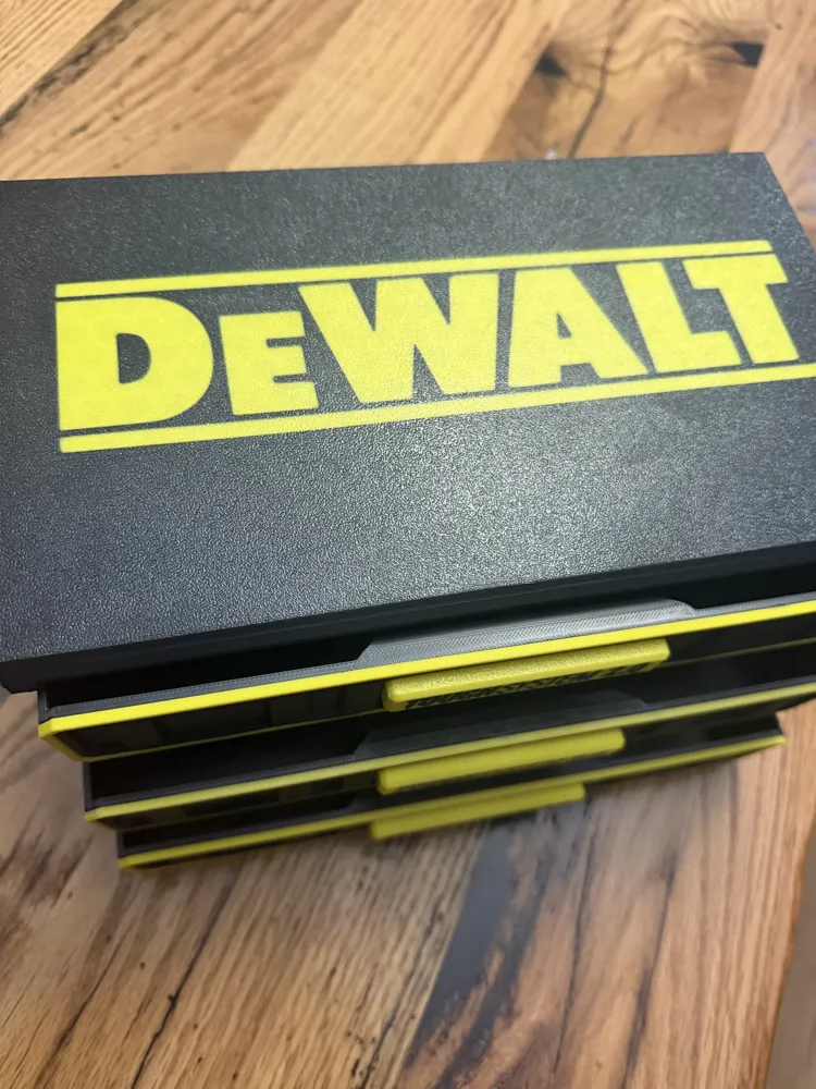 DeWalt tough system drawer stack - Free 3D Print Model - MakerWorld