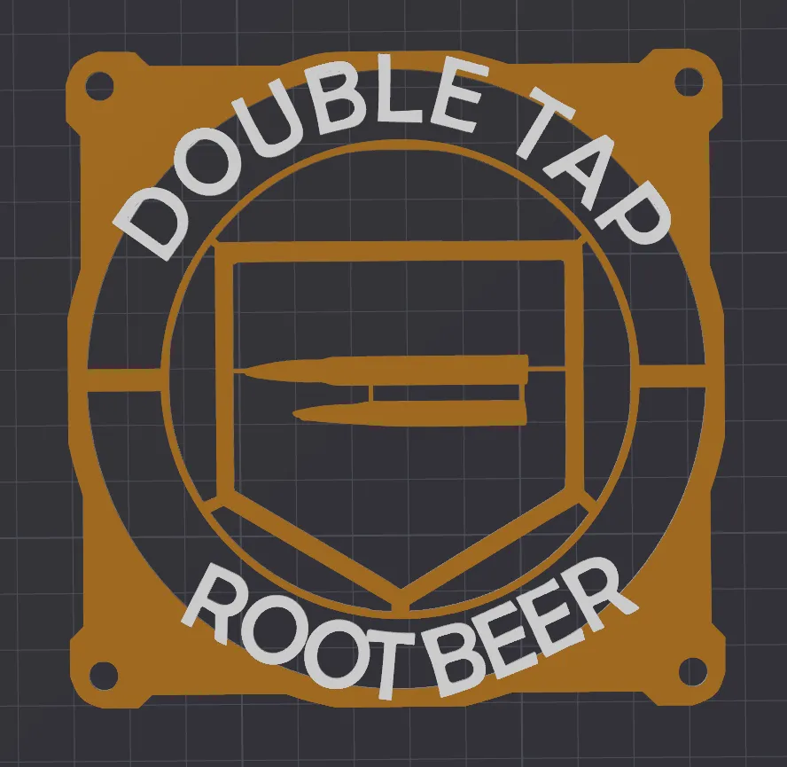 Call of Duty Double Tap Root Beer PC Fan Grill by Pr0t0type - MakerWorld