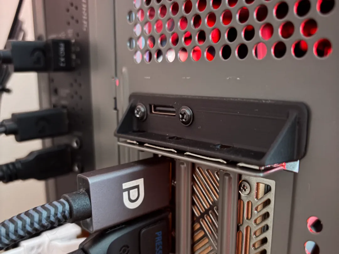 NR200P - Oculink Port PCI-Slot-Abdeckung – Kostenloses 3D-Druckmodell ...
