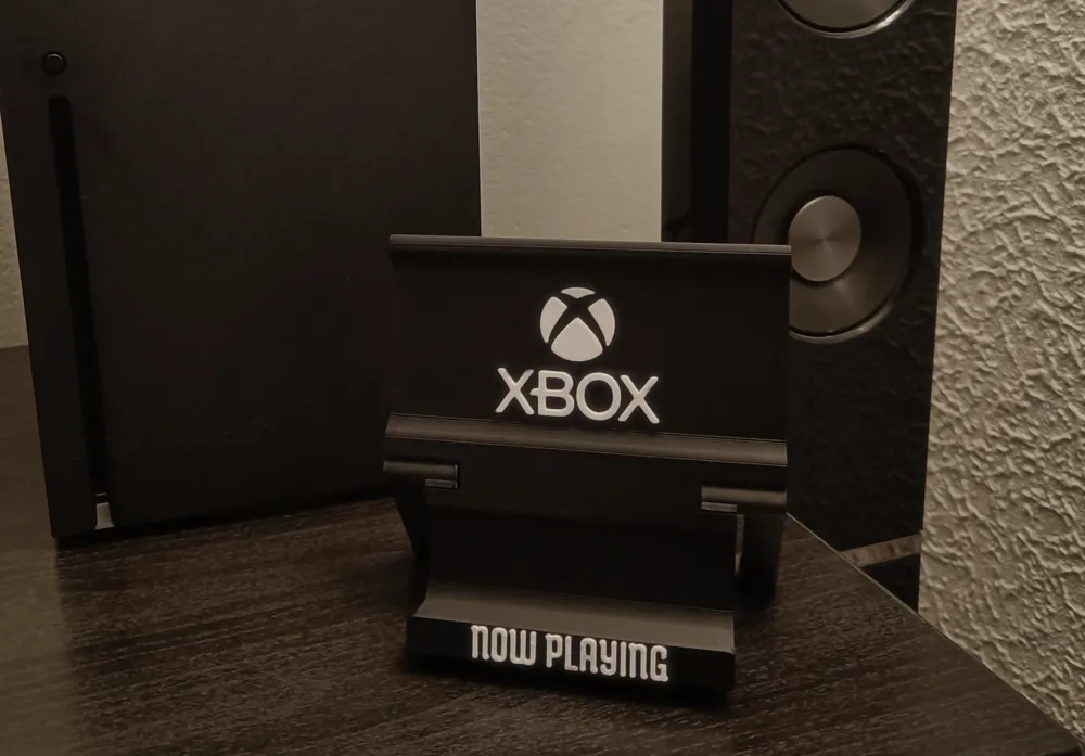 Xbox game stand - "Now Playing" by BTR MakerWorld: Download Free 3D Models