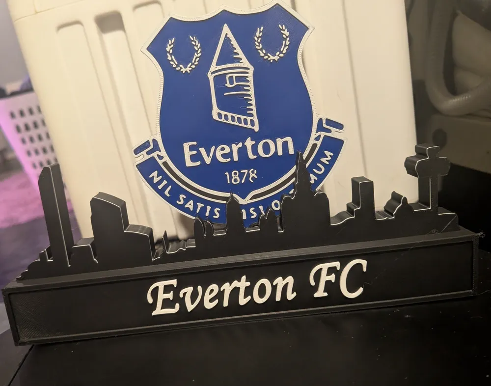 Everton FC with skyline of Everton Premier league by Jessie_3d_art ...