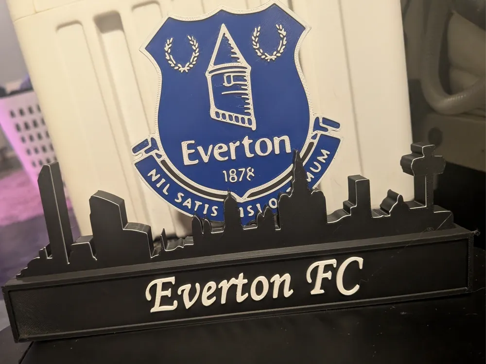 Everton FC with skyline of Everton Premier league by Jessie_3d_art ...