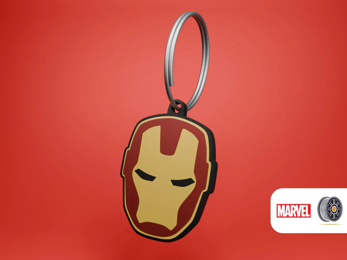 Ironman | Marvel Keychain Series | AMS - Free 3D Print Model - MakerWorld