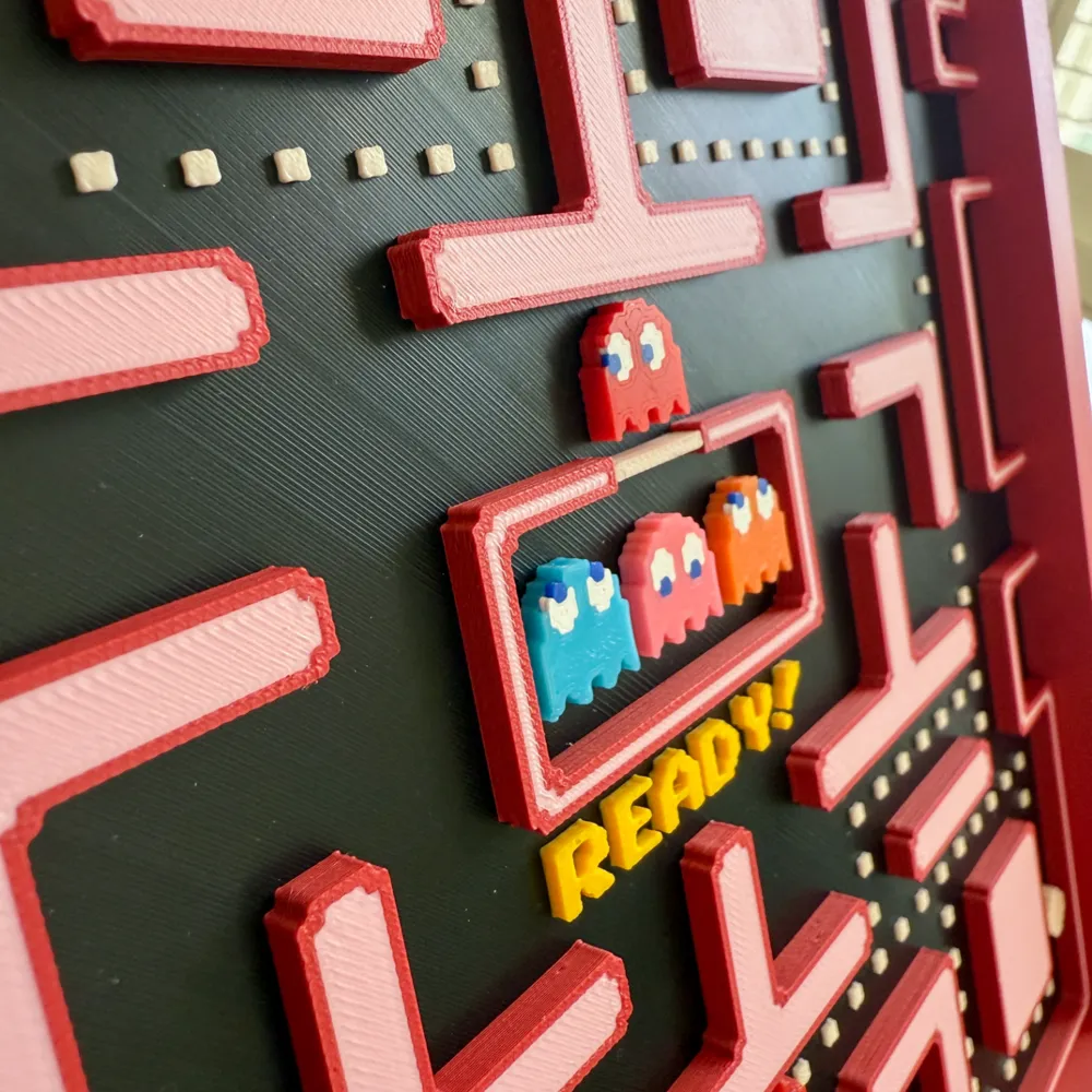 Ms. Pac-Man Level 1 by elpipito MakerWorld: Download Free 3D Models