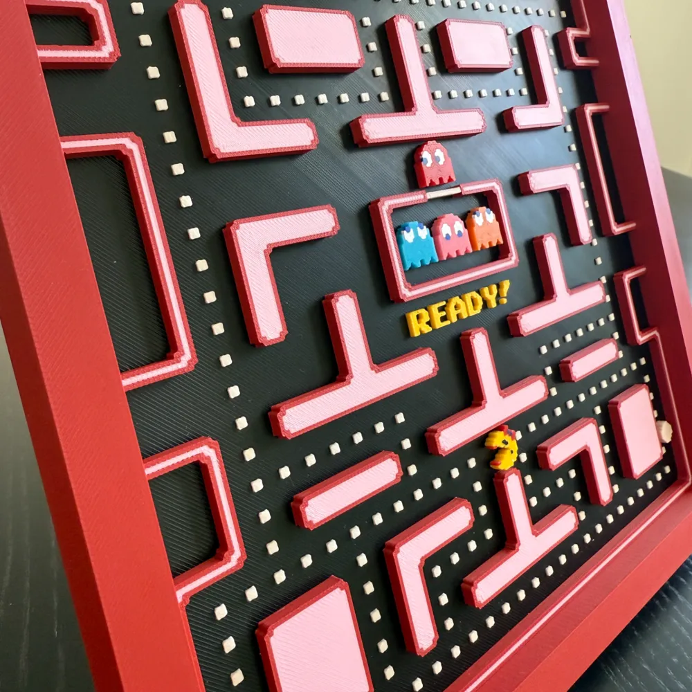 Ms. Pac-Man Level 1 by elpipito MakerWorld: Download Free 3D Models