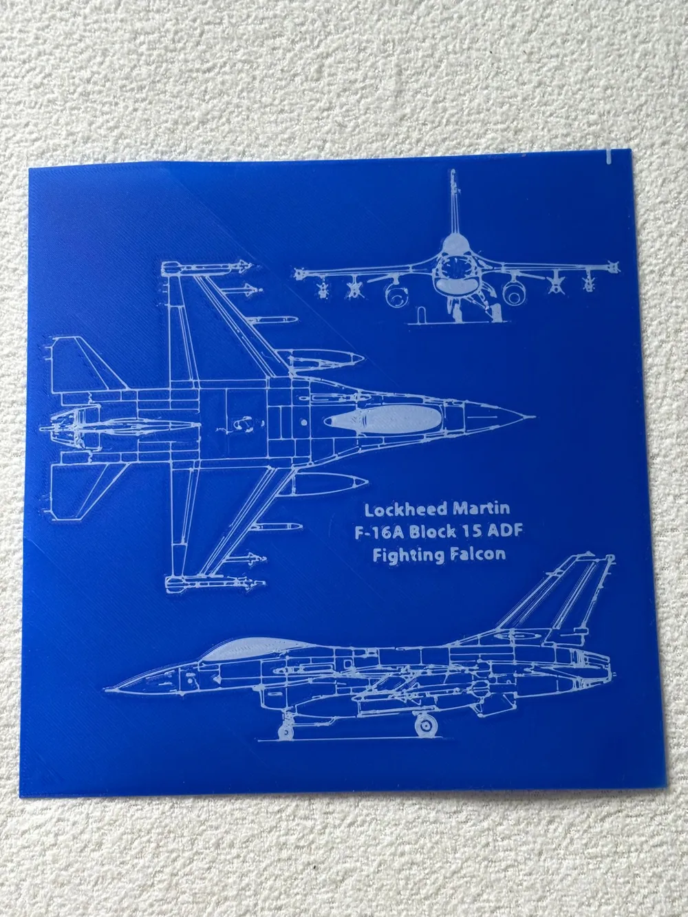 F16 blueprint - Free 3D Print Model - MakerWorld