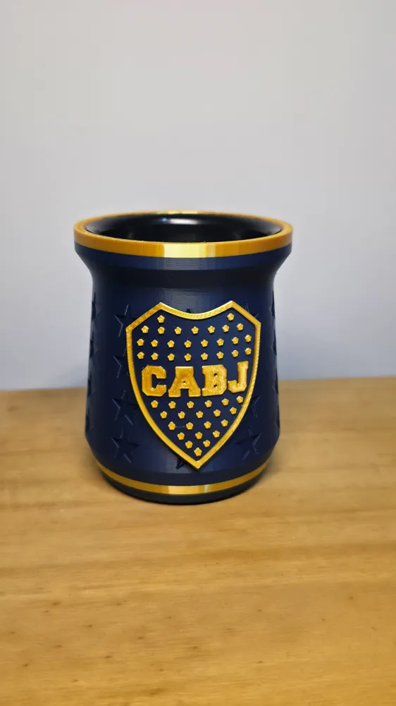 Boca Juniors Mate Exclusive and Optimized Design - Free 3D Print Model ...
