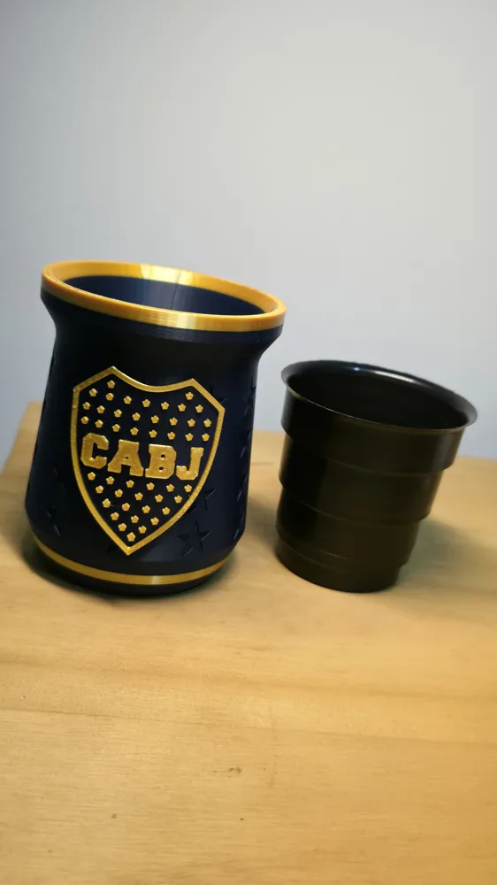 Boca Juniors Mate Exclusive and Optimized Design - Free 3D Print Model ...