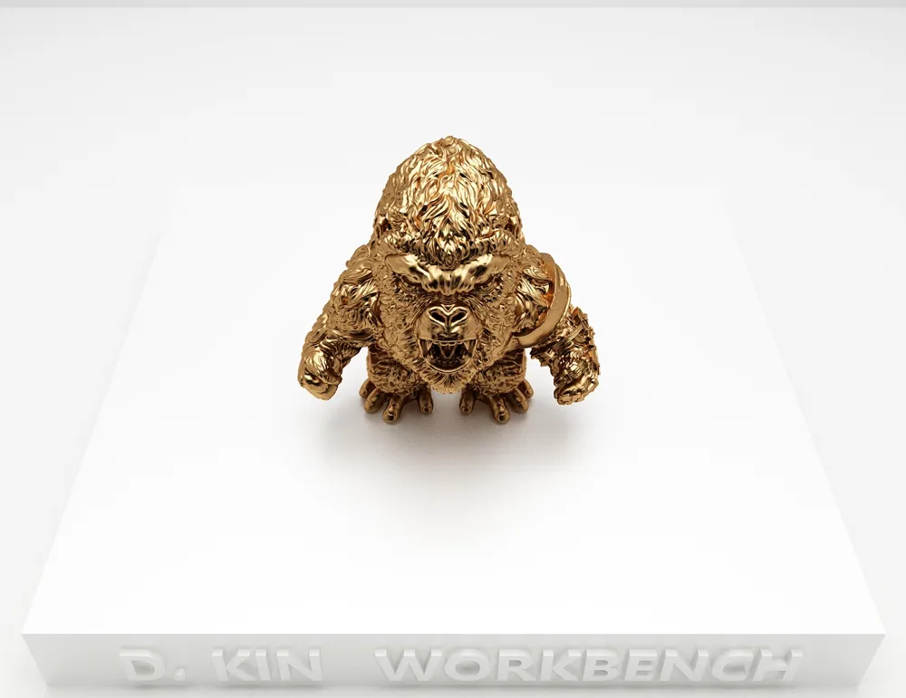Mini King Kong 迷你金刚 por D.KIN - MakerWorld