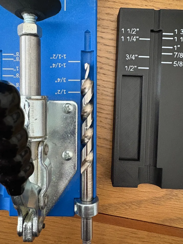 Kreg / Pocket hole stop collar jig by Letzride MakerWorld: Download ...