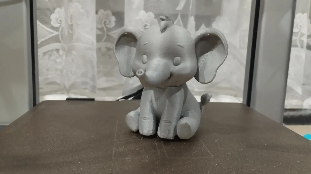Cute Cartoon Elephant - Cartoon Zoo - Free 3D Print Model - MakerWorld