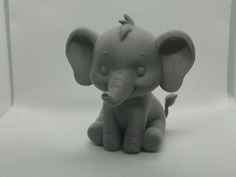 Cute Cartoon Elephant - Cartoon Zoo - Free 3D Print Model - MakerWorld