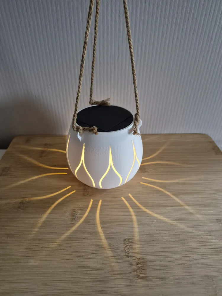 Solar or LED Lantern Solar Mandala Lantern - Free 3D Print Model ...