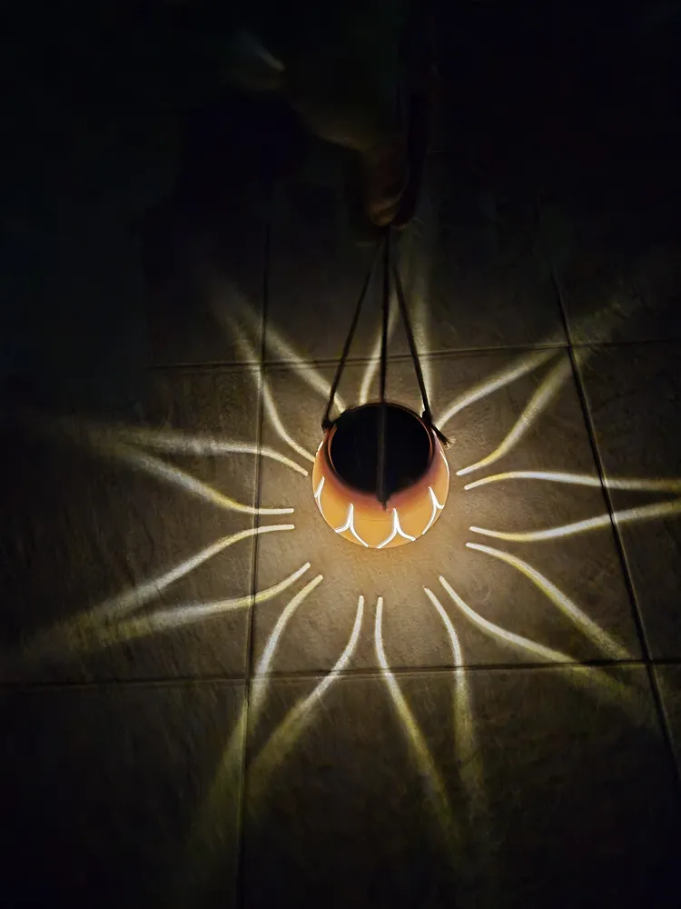 Solar or LED Lantern Solar Mandala Lantern - Free 3D Print Model ...
