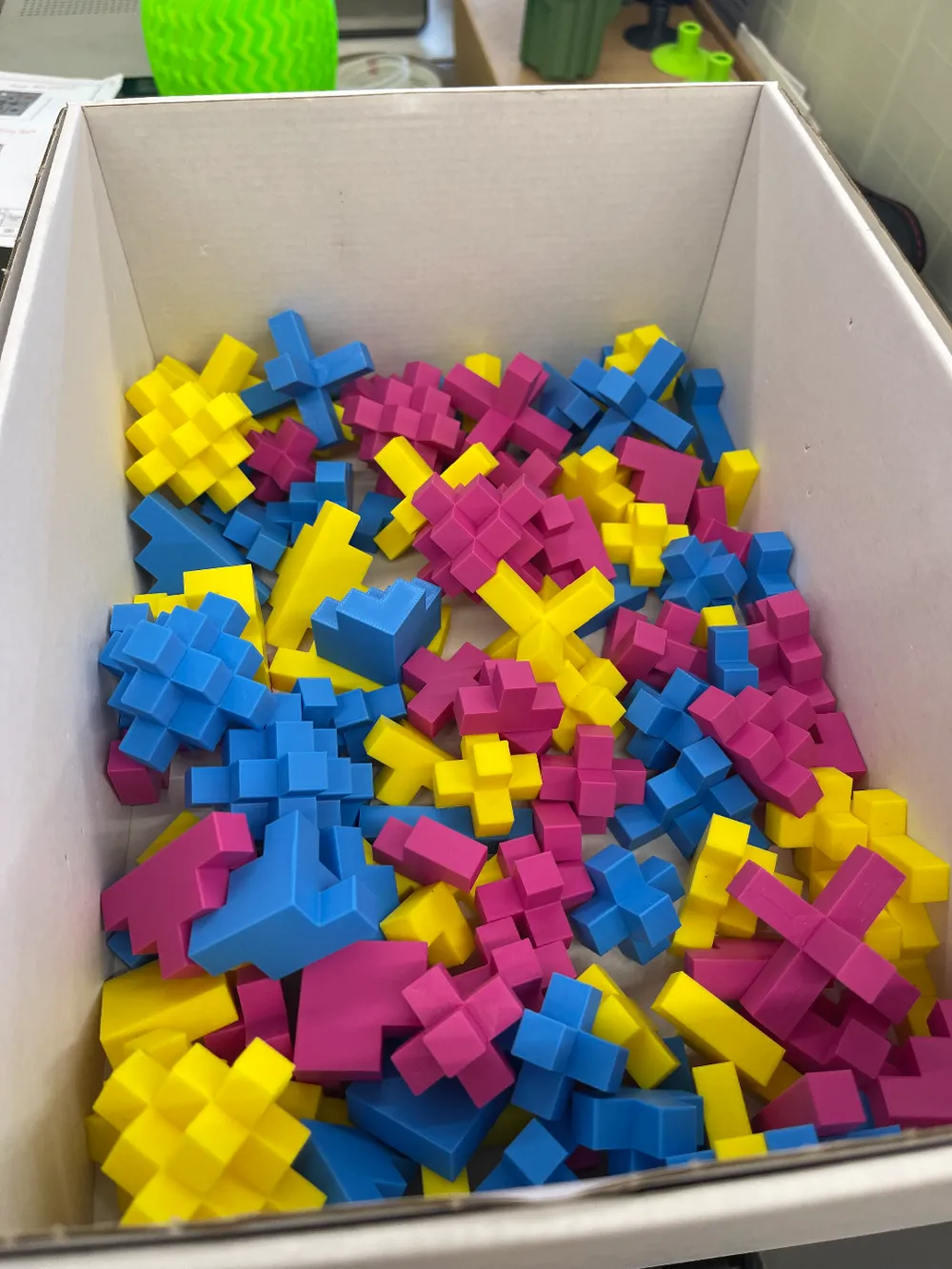 Balancing Tetris 3D 150mm 3Player Edition - Free 3D Print Model ...