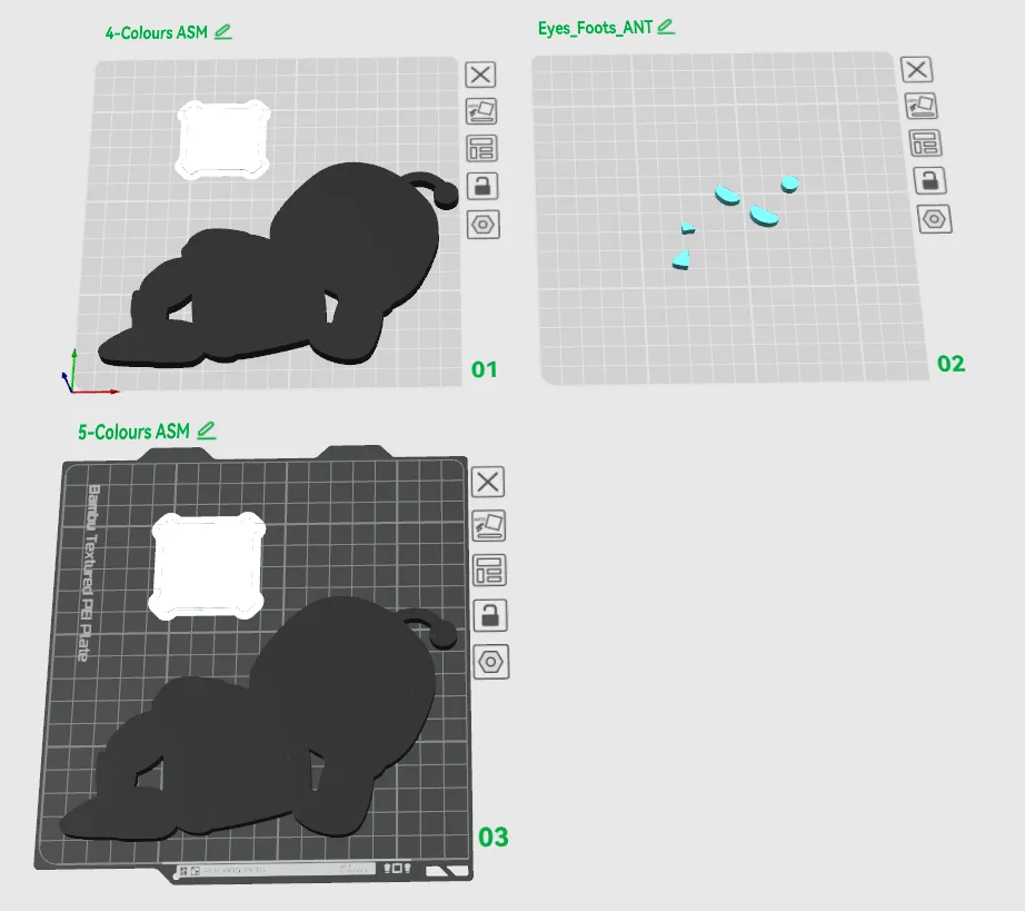 Astro Bot Relaxing (Decor) (No ASM) + AMS version - Free 3D Print Model ...