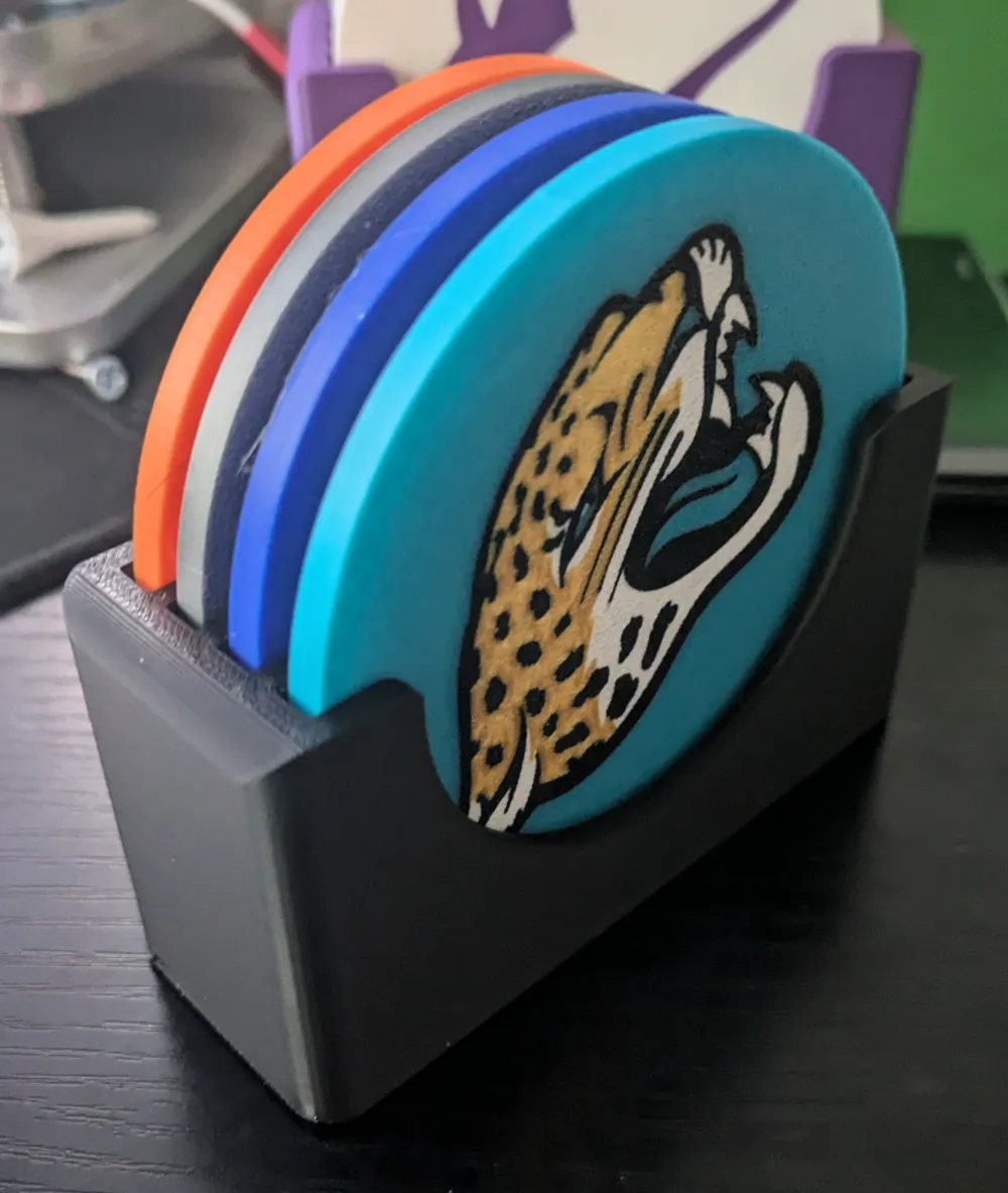 Coaster Holder - Free 3D Print Model - MakerWorld