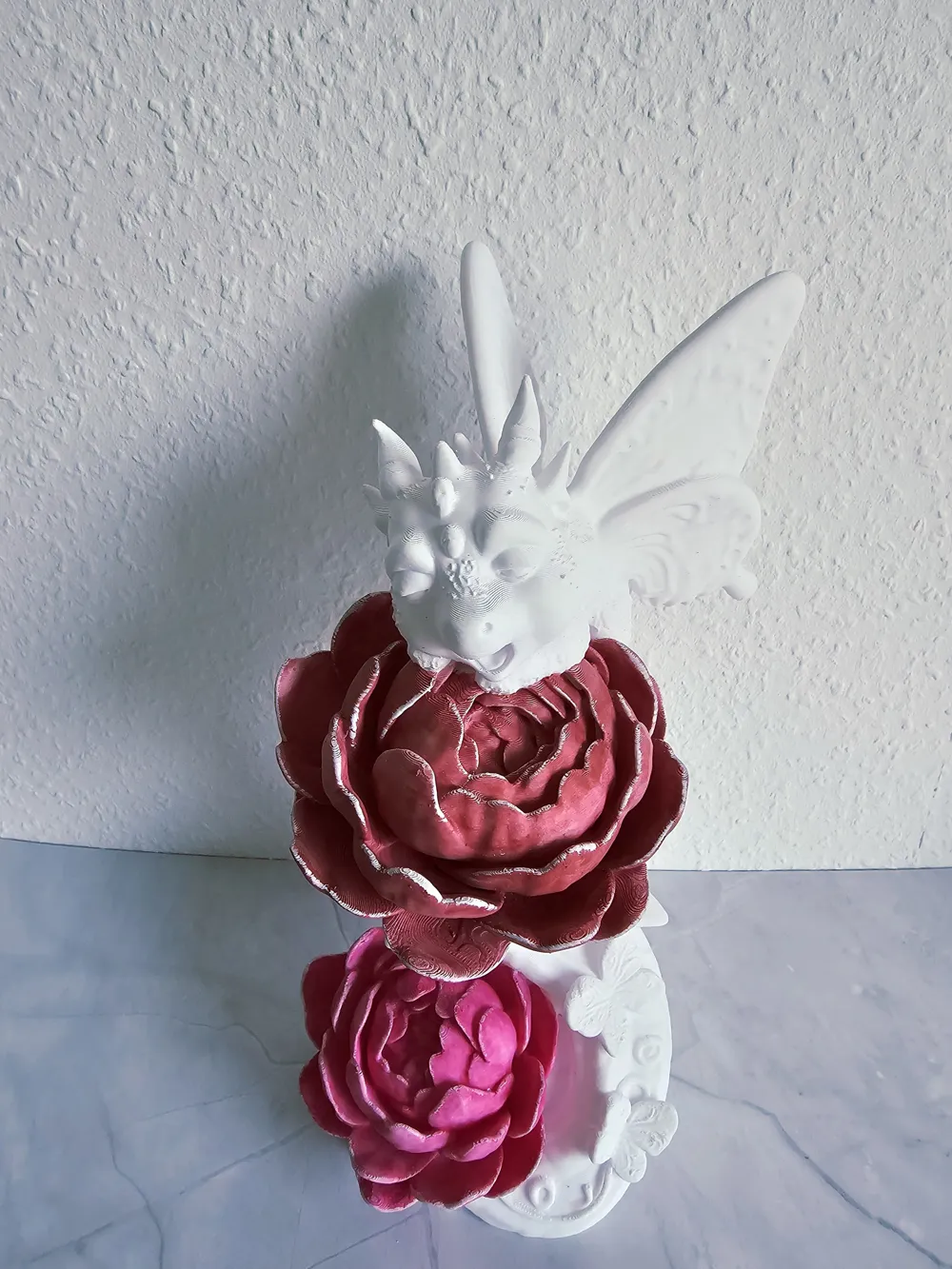 Dreaming Dragon – Fairy on Blossom - Free 3D Print Model - MakerWorld
