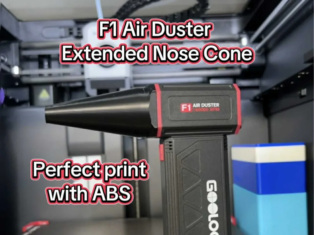 F1 Air Duster Extended Nose Cone by hdz3dworks MakerWorld: Download ...