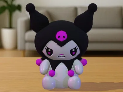 kuromi 3d print model download - MakerWorld