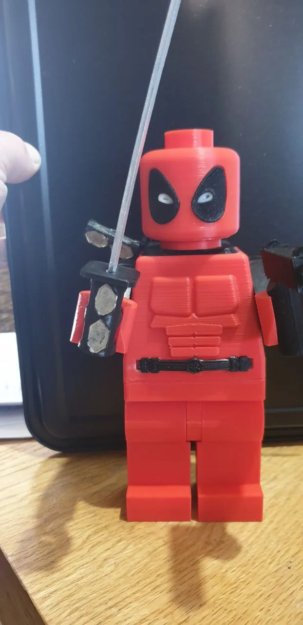 DeadPool LEGO brick by Antoexpo - MakerWorld