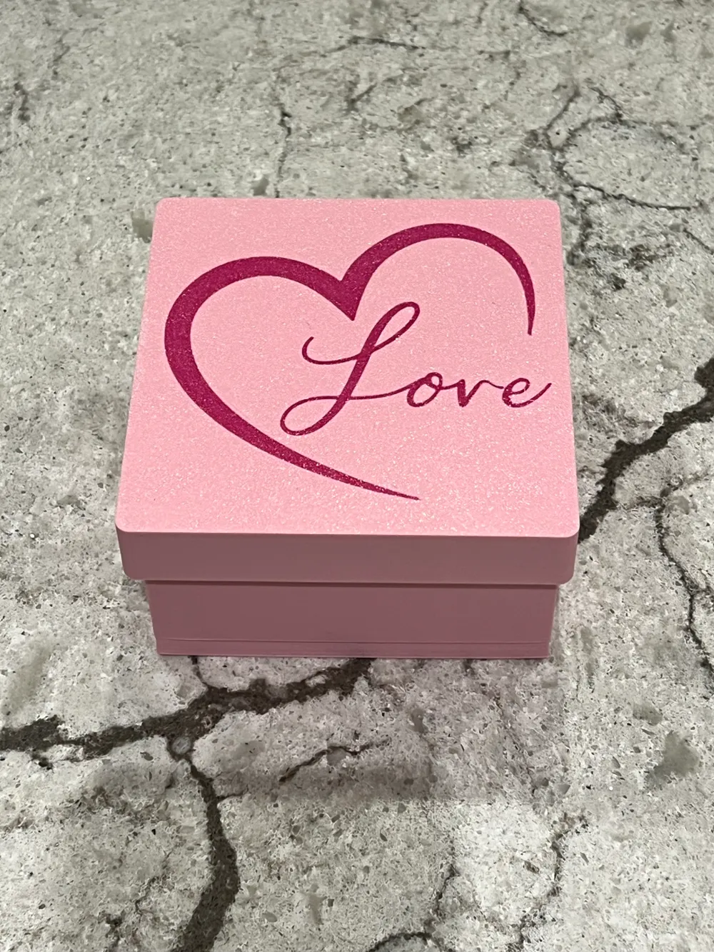 Valentine Day Diamond Heart with Box + Ring insert by DCprint - MakerWorld