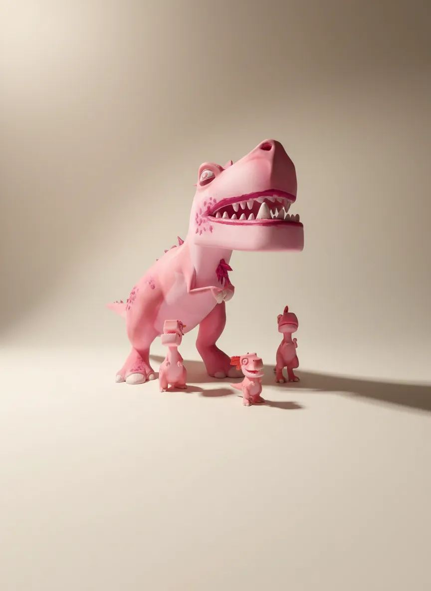 Bad Dinosaurs – T-Rex Family Set - Free 3D Print Model - MakerWorld