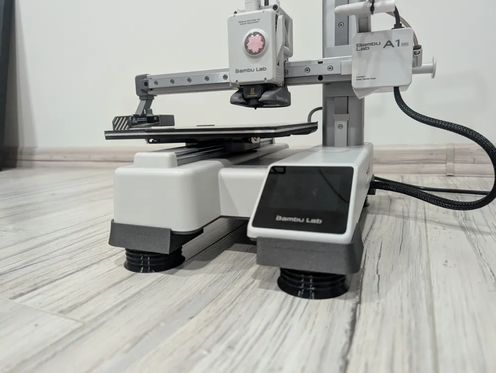 A1 Mini Elevated Anti-Vibration Feet by BartekTheBoring MakerWorld: Download Free 3D Models