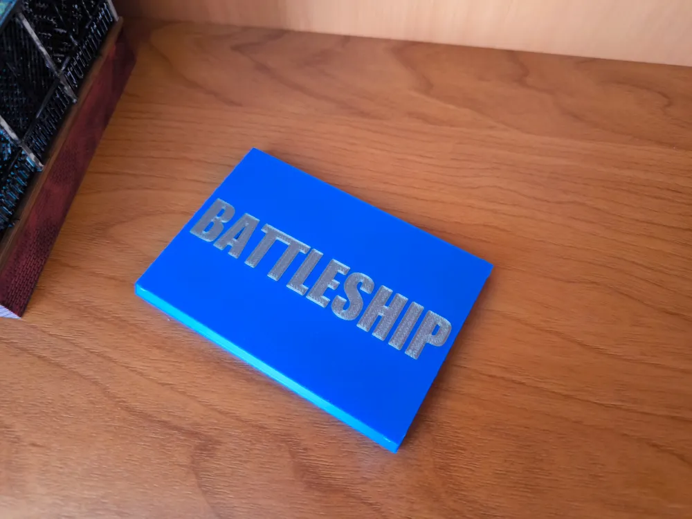 Battleship travel Kit Card - Free 3D Print Model - MakerWorld