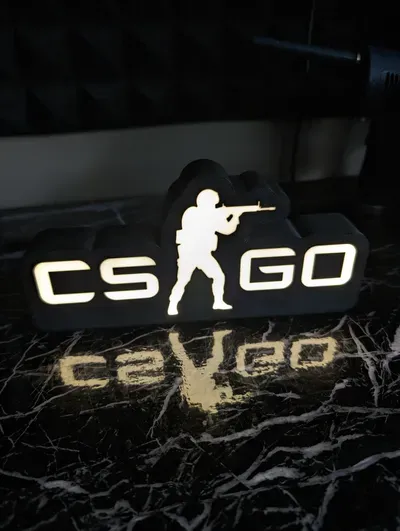 CS GO Lightbox LED Lamp by braga3dprint - MakerWorld