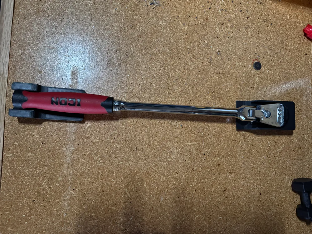 ICON 3/8 Long Flex Comfort Ratchet (Gridfinity) by Green Zebra MakerWorld: Download Free 3D Models