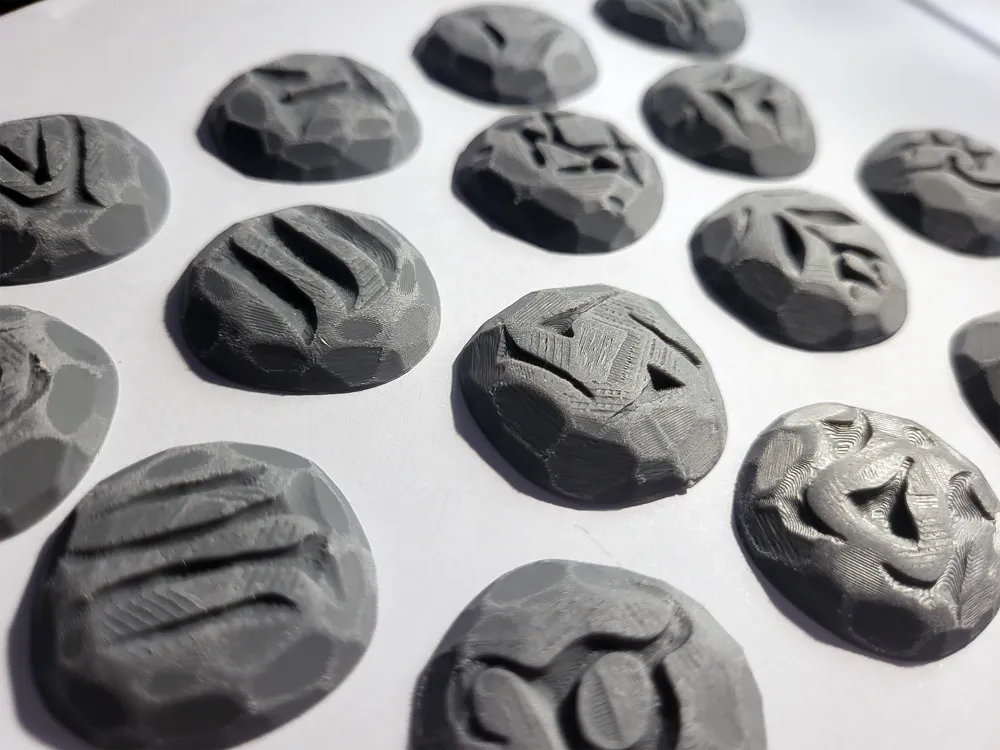 16 Stylized Rune stones by Jonparrish3D MakerWorld: Download Free 3D Models