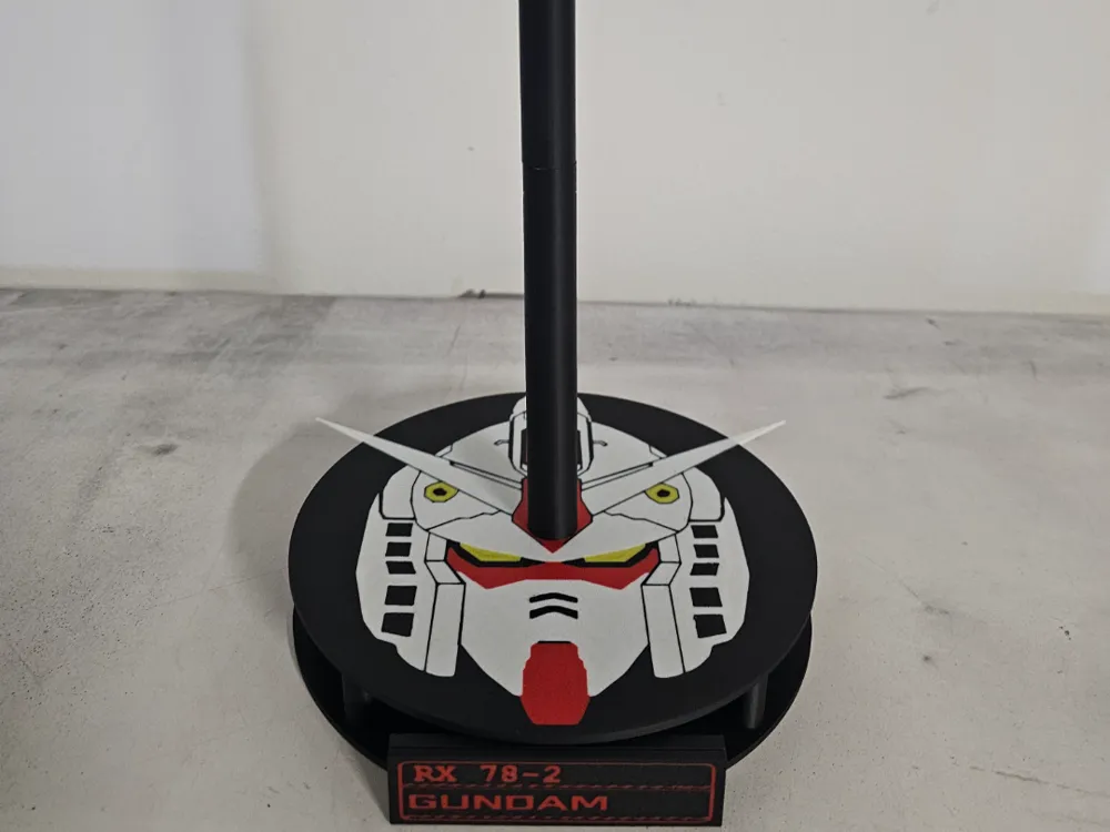 RX 78-2 Gundam Helmet Stand w/changeable faces - Free 3D Print Model ...