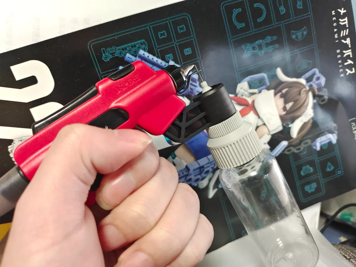 Tapa del frasco de pintura para aerógrafo sin limpieza (compatible con ...