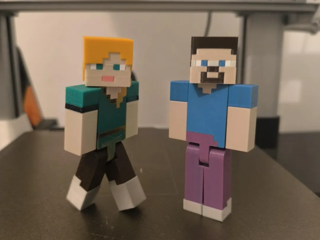 Minecraft Alex model - AMS by 3D Crafting MakerWorld: Download Free 3D ...