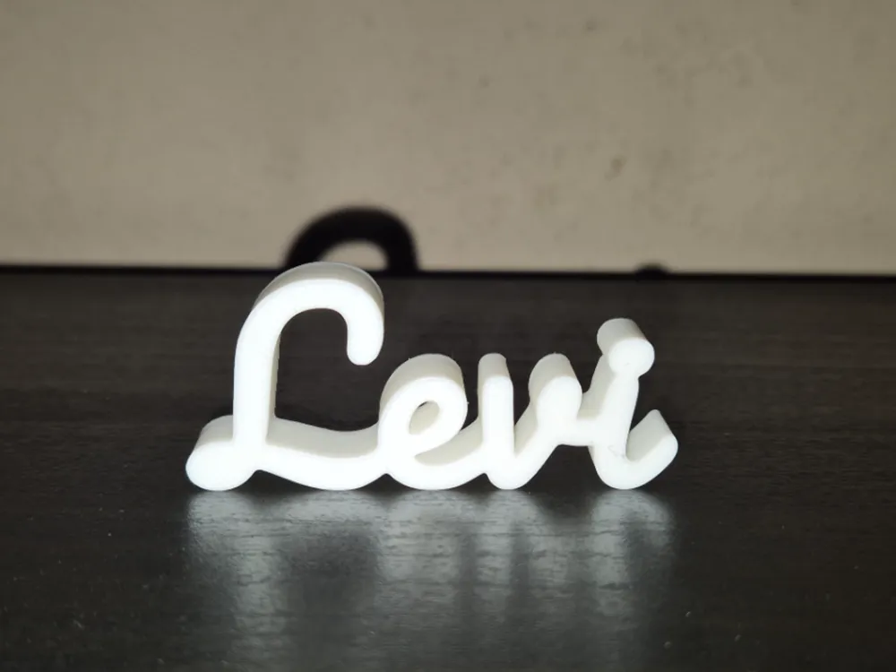 Levi Name Sign Display Decor by GabT - MakerWorld