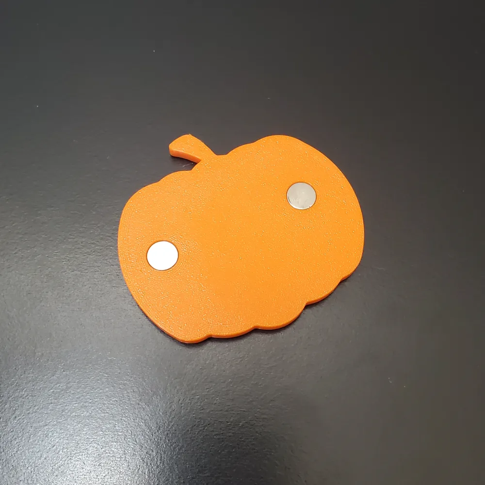 Halloween Fridge Magnets - Pumpkin, Bat, Ghost + by Ziggy - MakerWorld