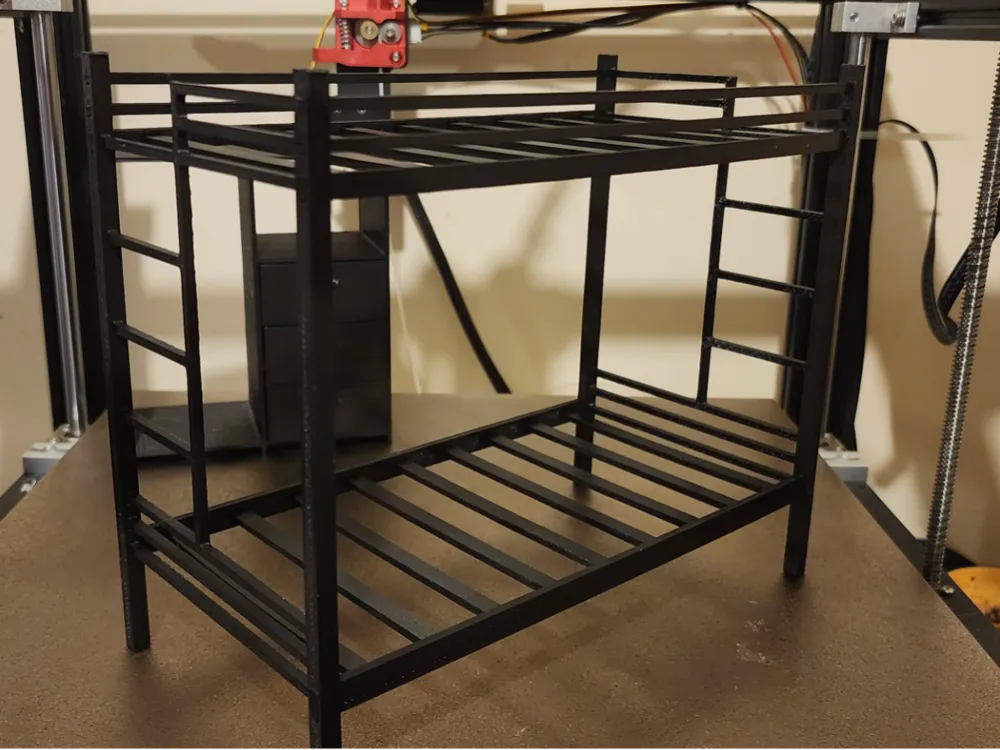 Twin-Twin Bunk Bed by Soulr3ap3r MakerWorld: Download Free 3D Models