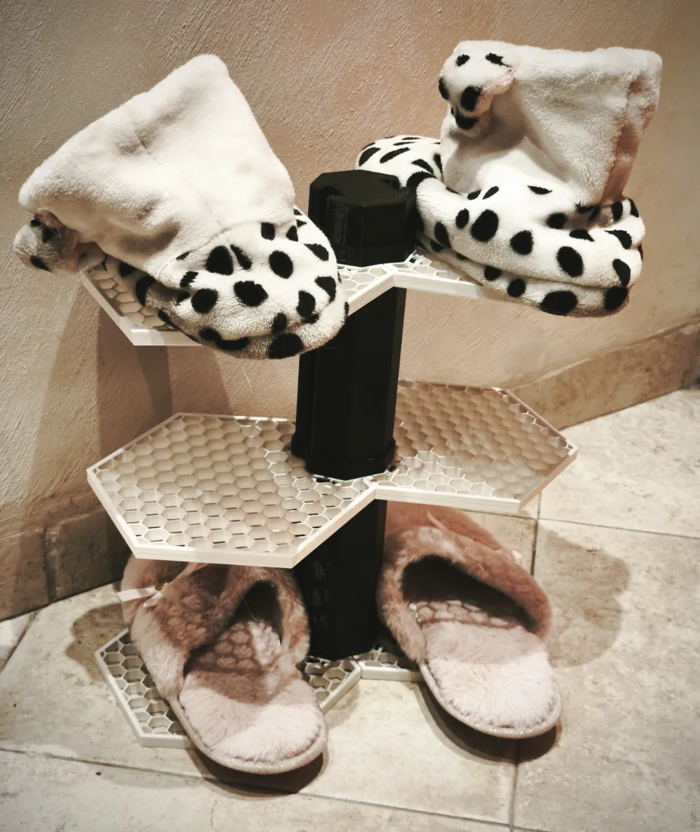 Modular shoe rack - Suitable for A1 Mini by Sharko kingMakerWorld ...