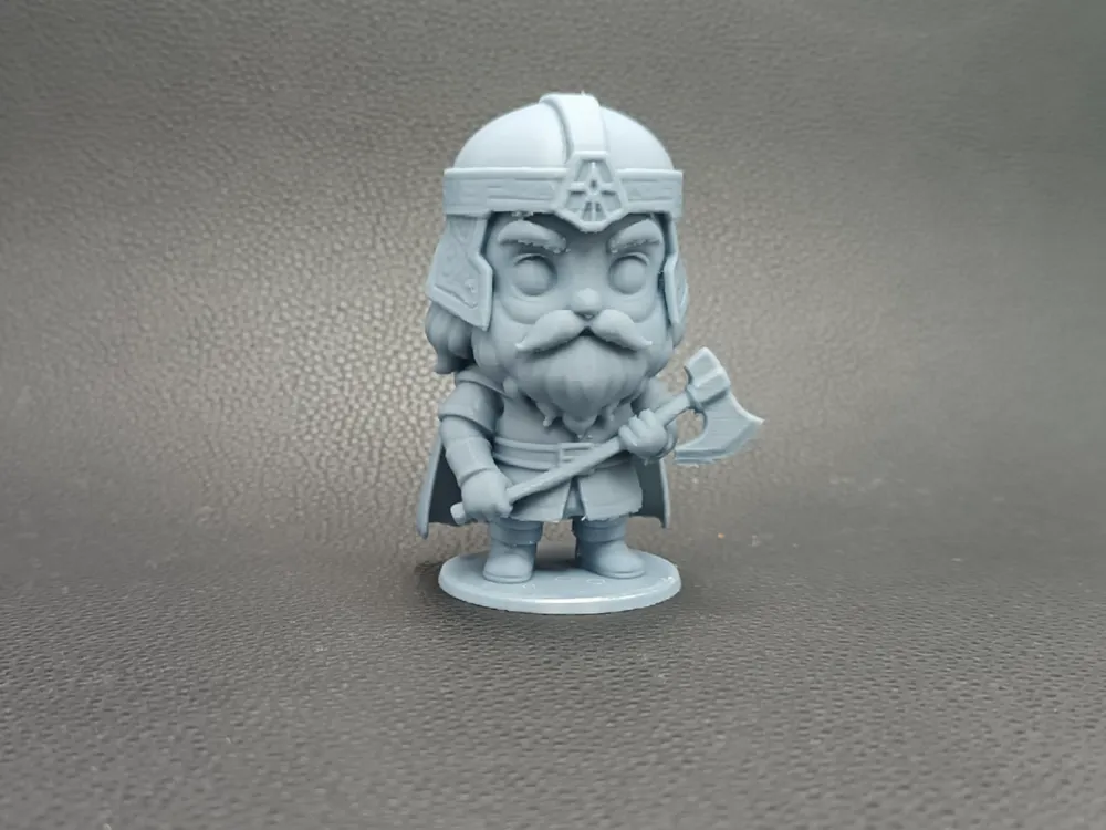 Chibi Dwarf Warrior of Middle-earth – Gimli LOTR by drakeforge3d ...