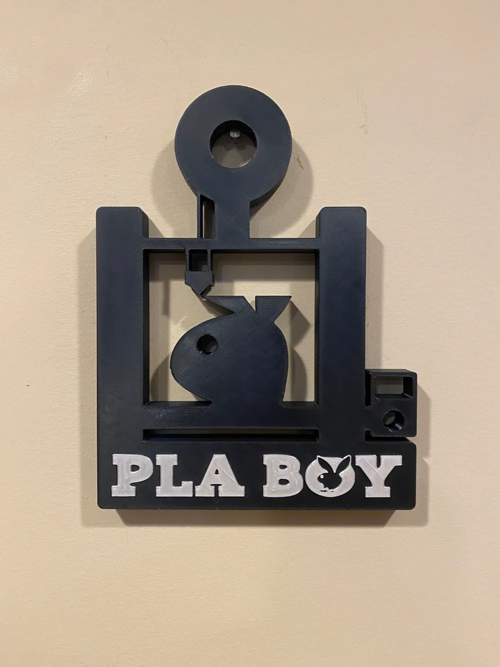 PLA BOY Sign/Stand Remixed by CYBR3D - MakerWorld
