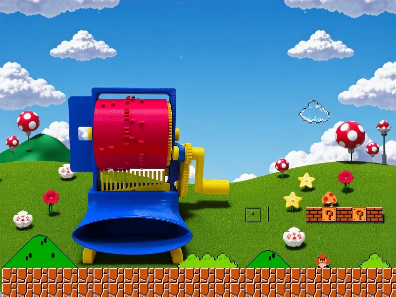 Music Box - Mario v2 - Free 3D Print Model - MakerWorld