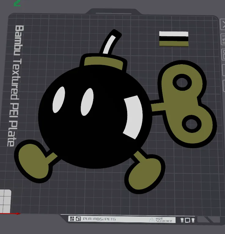 2D Bob-Omb by MintPrintz - MakerWorld