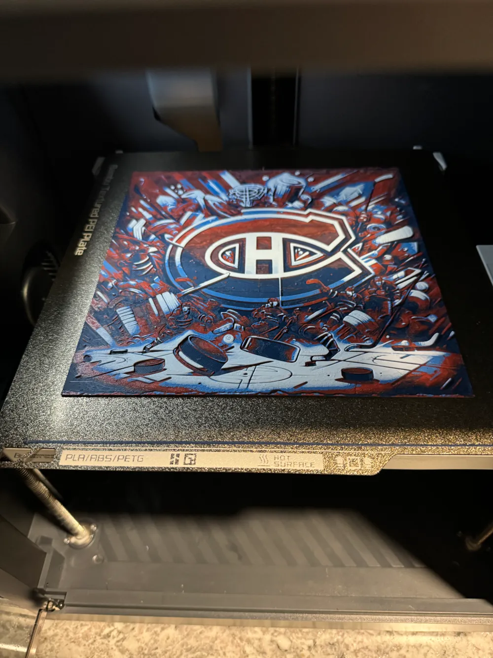 Montreal Canadiens - NHL Hueforge by Canadian Gamer MakerWorld ...