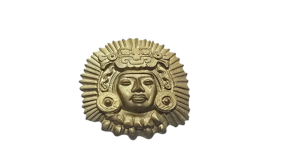 Aztec Sun God Inspired Medallion – 3D Model by Ekto Ekto MakerWorld ...