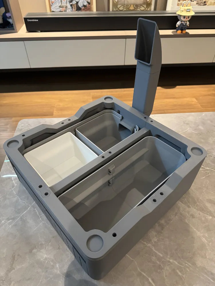 P2S/P1S waste + tool integrated storage base - Free 3D Print Model ...